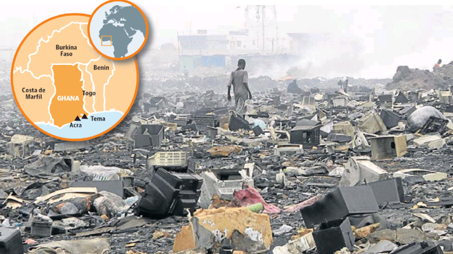 Ghana, el vertedero tecnológico del primer mundo | Leonoticias